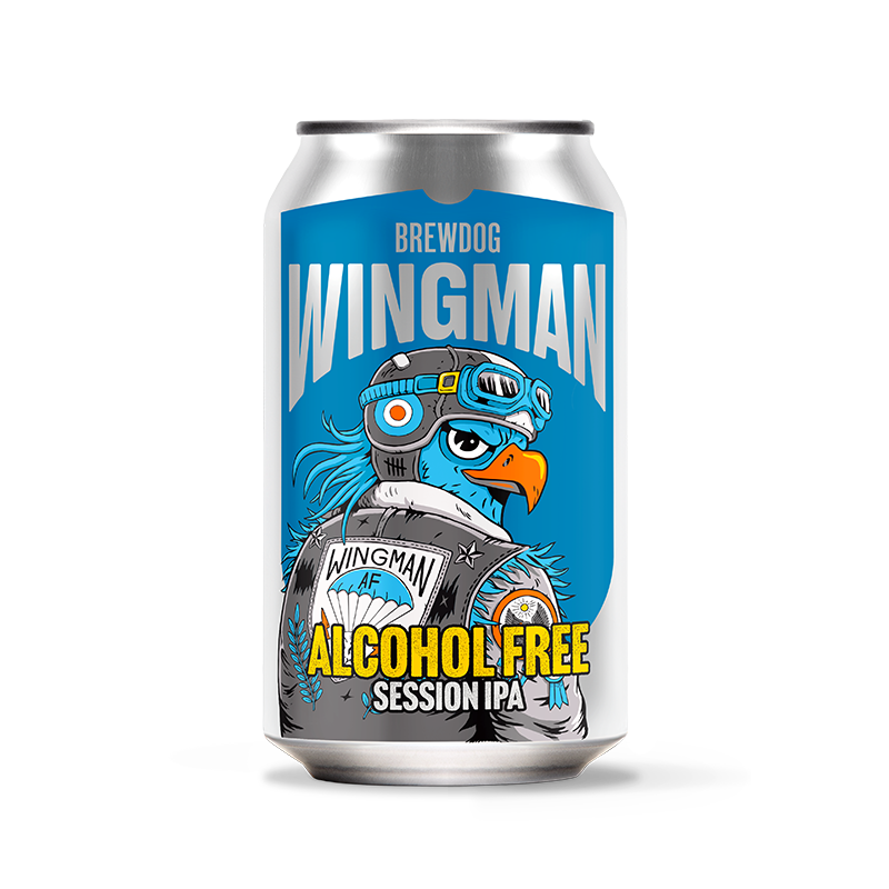 BrewDog Beer - Wingman - IPA, Alcohol Free, Lager - The Full Squadron