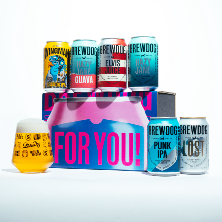 BrewDog Mixed Pack | Featuring Punk IPA, Hazy Jane, Elvis Juice, and ...