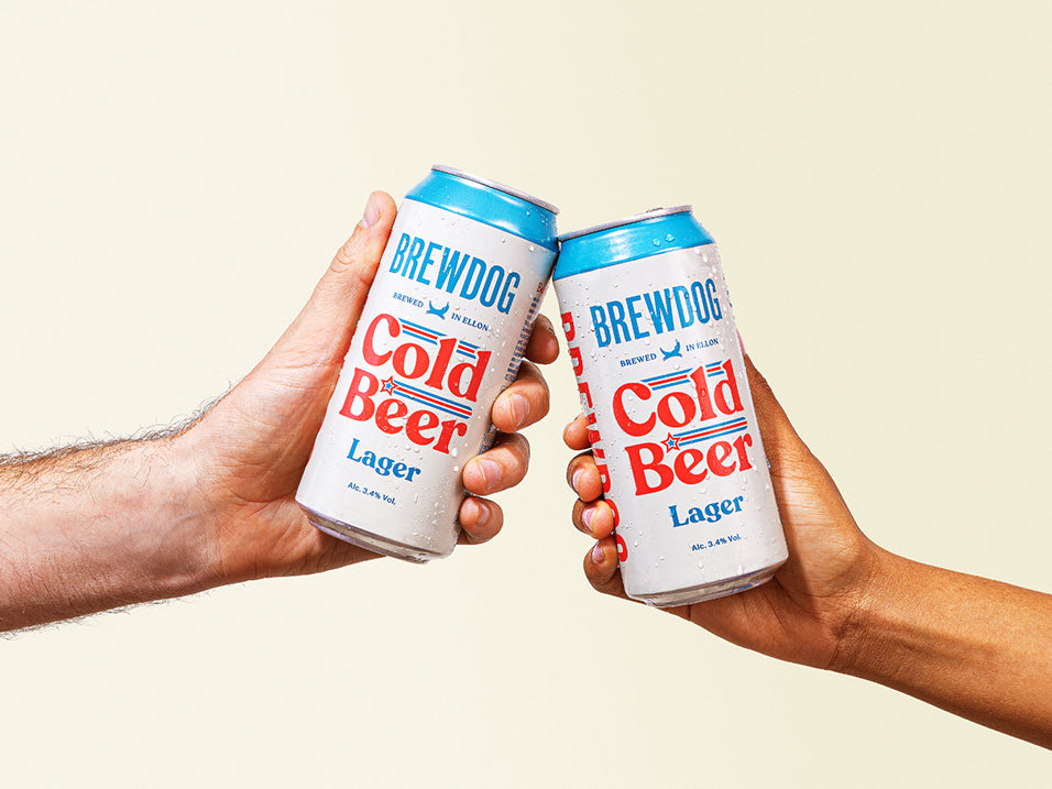 BrewDog Beer - Cold Beer 3.4% Lager