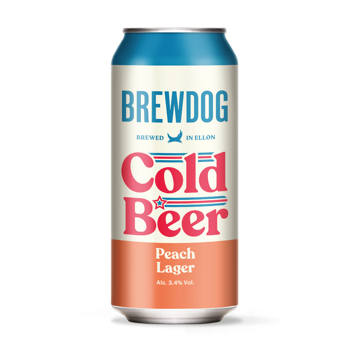 Cold Beer Peach| 3.4% Lager | BrewDog UK