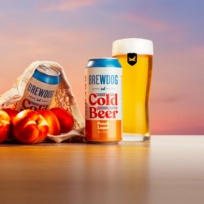 Cold Beer Peach| 3.4% Lager | BrewDog UK