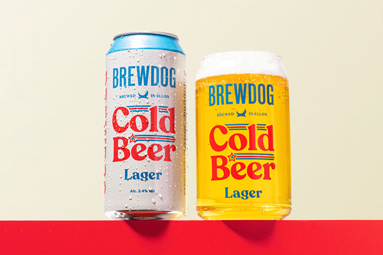 BrewDog Beer - Cold Beer 3.4% Lager