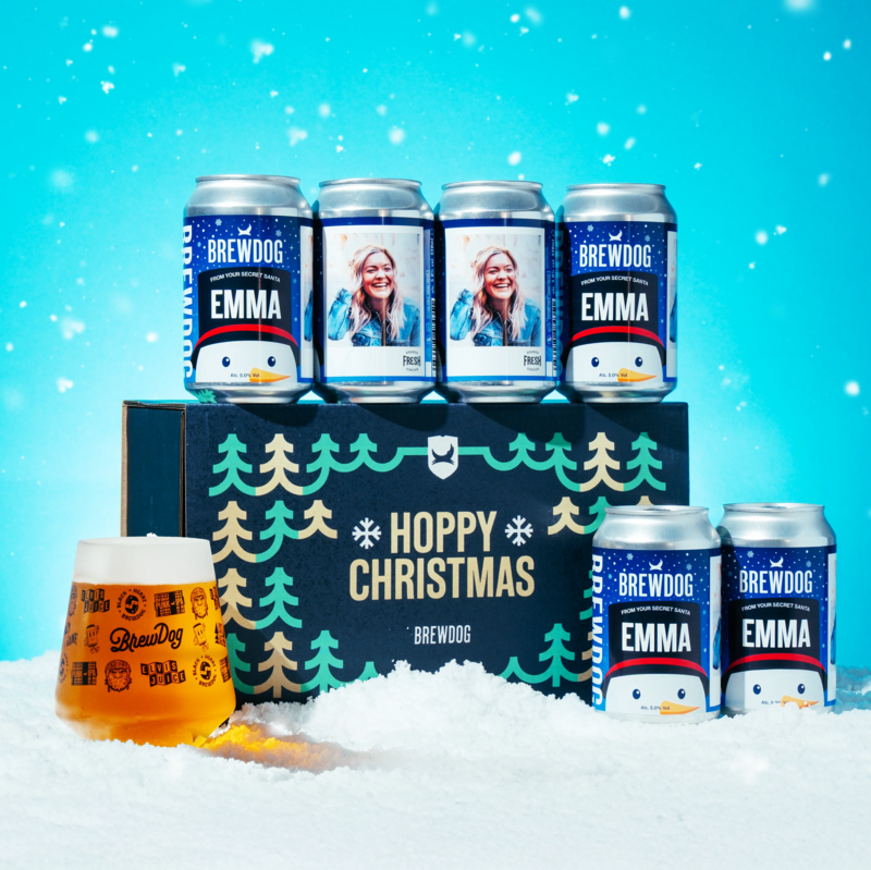SECRET SANTA SNOWMAN | PERSONALISED CANS | BrewDog UK