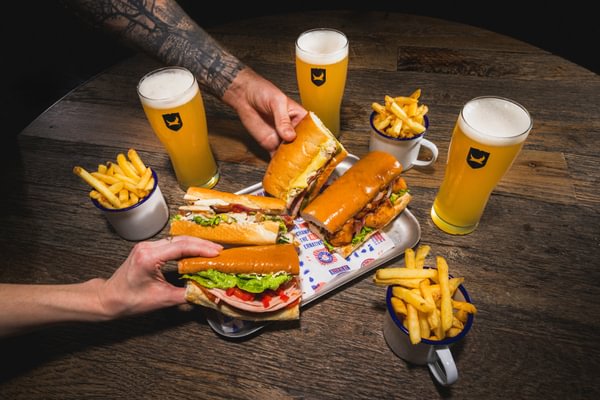 BrewDog Bars | Our Food Menus | Stacked & Smashed Burgers & Wings