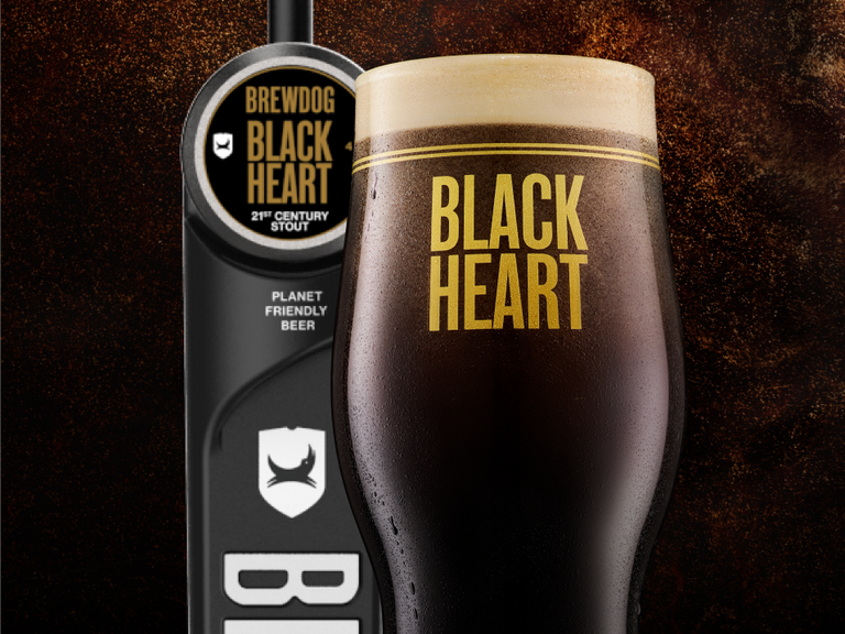 BrewDog Beer - Black Heart 4.1% Stout