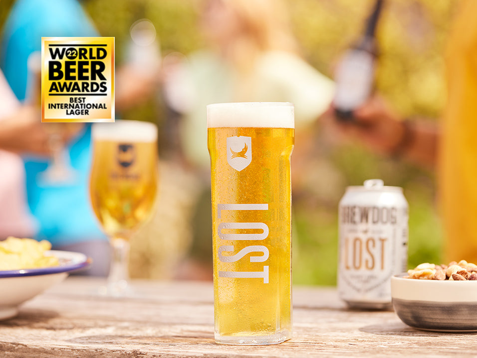 BrewDog Beer - Lost Lager 4.5% Lager