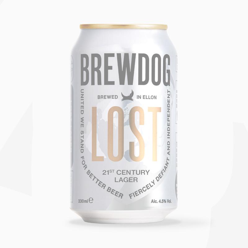 Lost | Lager 4.5% 330ml | BrewDog UK