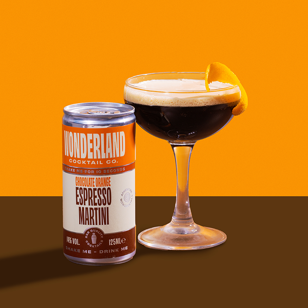 Chocolate Orange Espresso Martini Canned Cocktail | Wonderland Cocktail ...